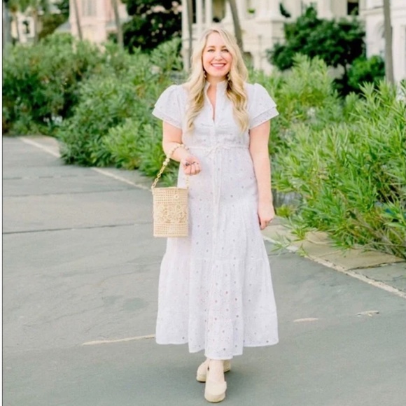 Victoria Dunn | Dresses | Victoria Dunn Eyelet Magnolia Garden Flutter ...